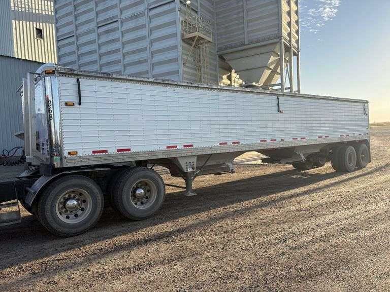 2012 Timpte 42’ Tandem Axle Hopper Trailer, 66” Sides, Roll Tarp, Front ...