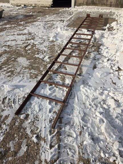 Bin Ladder Out of a Butler Bin, 16’ x 22” - Fragodt Auction and Real ...