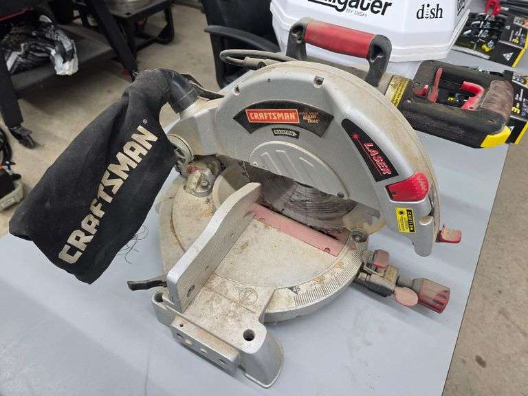 Craftsman Dual View Laser Trac 10” laser Compound Mitre Saw - Fragodt ...