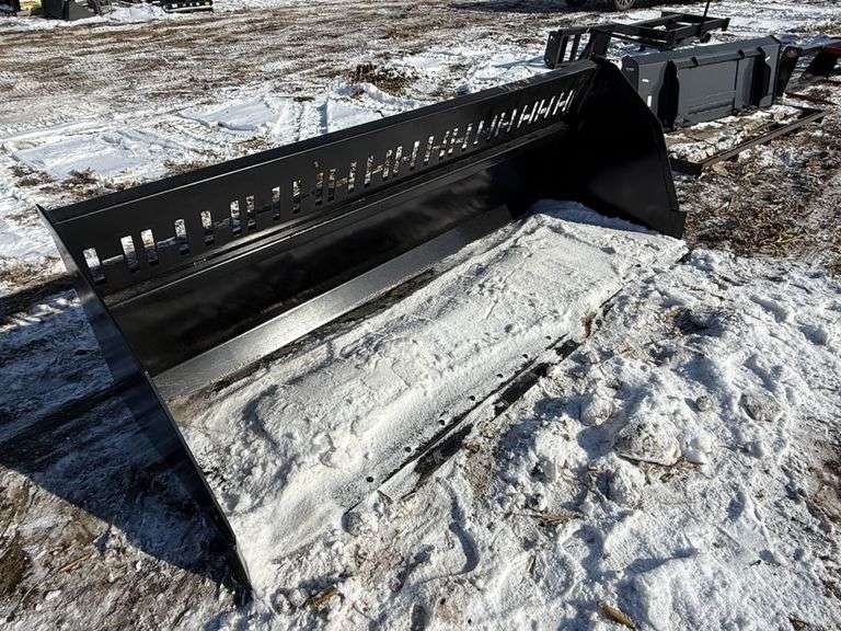H+H 96” Snow Bucket with Cutting Edge - Fragodt Auction and Real Estate LLC