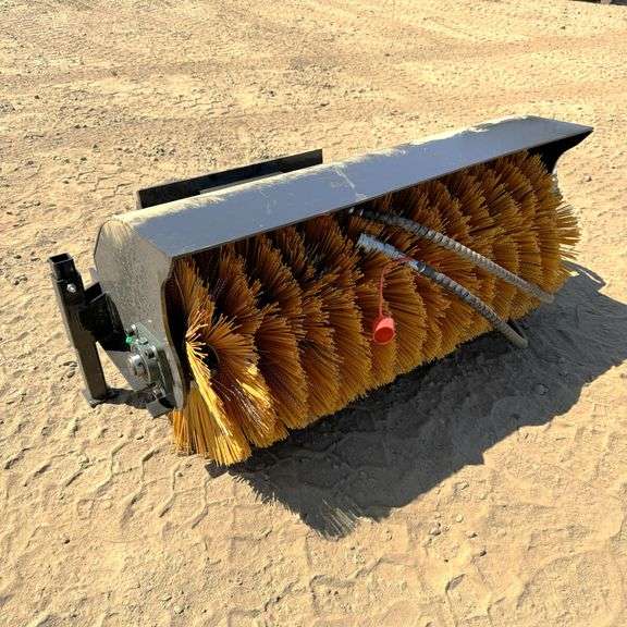 Mini Skid-Steer Sweeper (New/Unused) - Fast Bid Auctions, LLC