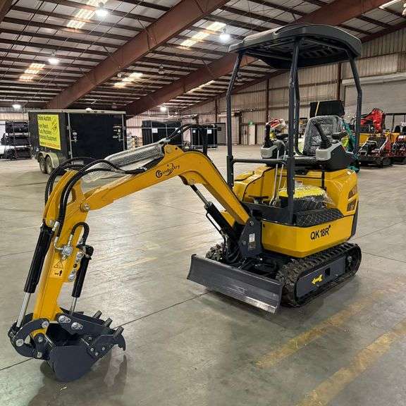 2025 AGT QK18R Mini-Excavator with Dozer Blade, Pilot Controls ...