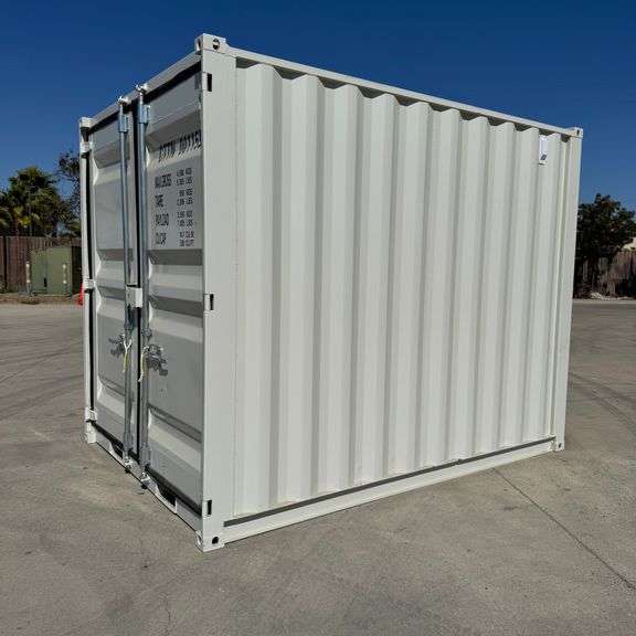 10' Shipping Container w/ End Door (New/Unused) - Fast Bid Auctions, LLC