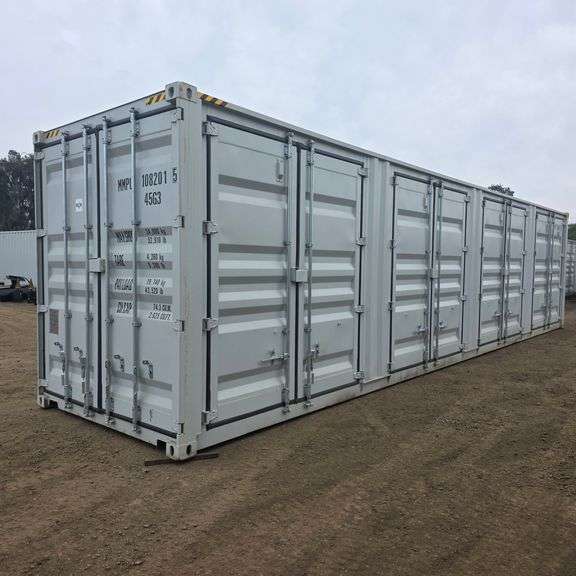 2025 40ft. High Cube Shipping Container w/ 1 End Door & 4 Side Doors ...