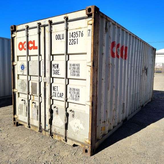 20FT Standard Shipping Container W/ End Doors - Fast Bid Auctions, LLC
