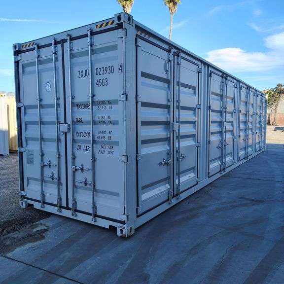 2025 40ft. High Cube Mouse Proof Container w/ 1 End Door & 4 Side Doors ...