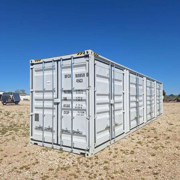 2026 40ft. High Cube Shipping Container w/ 1 End Door & 4 Side Doors ...