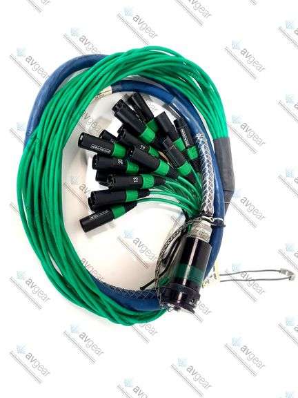 10' - Whirlwind Audio Cable w/ AB60MI 61-Pin Connector to 20 Channel 3 ...