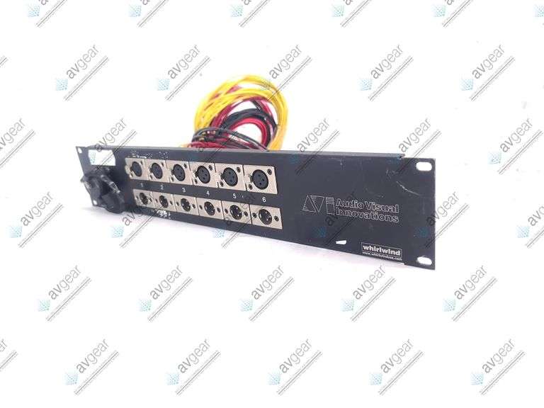 Whirlwind Patch Panel w/ AB39FP to 12 Channel Fanout and 12 Channel XLR ...