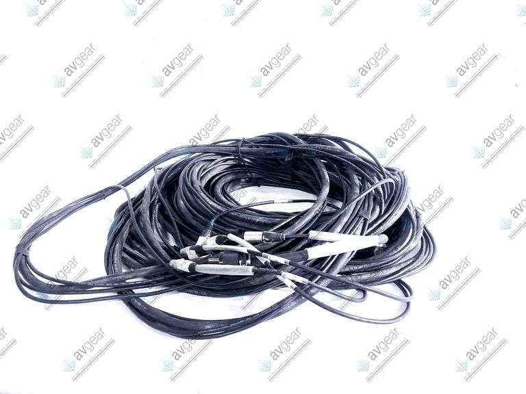100' Combo Cable w/ (1) M-F A/C Connector & (3) M-F 4-Pin XLR ...