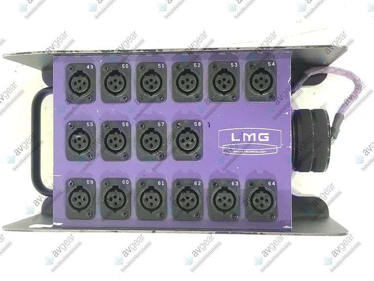 Whirlwind 16-Input XLR 3-Pin Stagebox w/ Whirlwind W5IRP 48-Pin Panel ...
