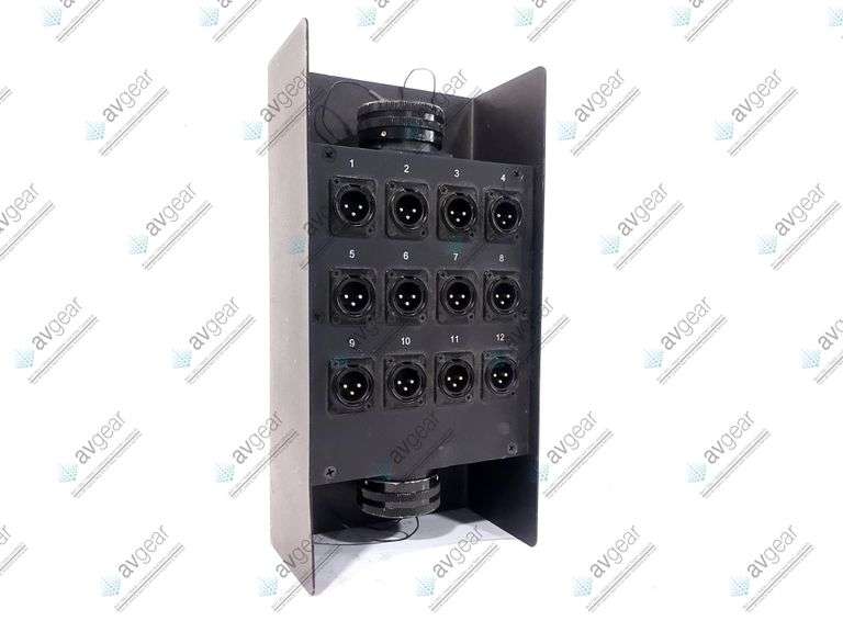 12-Channel XLR Stage Box w/ (2) 37-Pin Connectors - Joseph Finn Co., Inc.