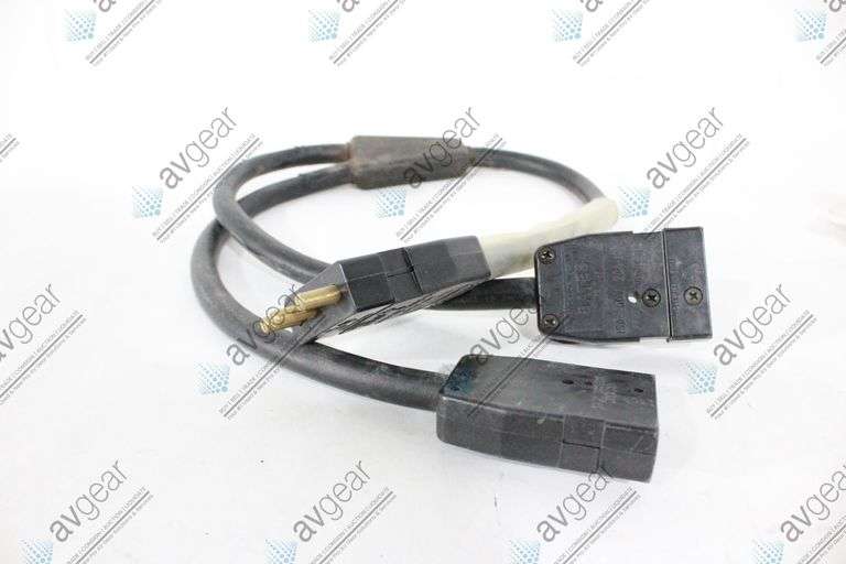 30" - 15A 250V/20A 125V Stage Pin (Male) to (2) 15A 250V/20A 125V Stage ...