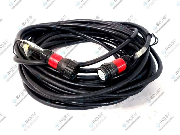 100' 600V 16 AWG Audio Cable w/ 19-Pin Socapex Male to Female ...