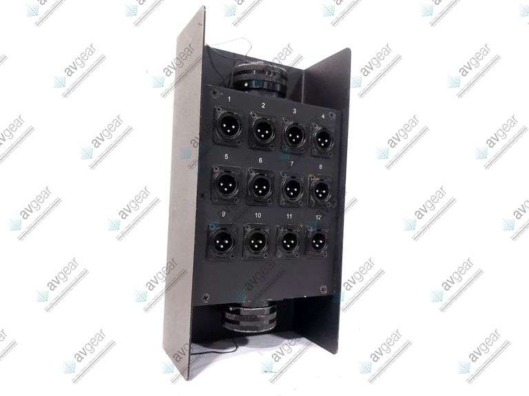 12-Channel XLR Stage Box w/ (2) 37-Pin Connectors - Joseph Finn Co., Inc.