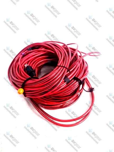 200' Total - (4) 50' 300V Power Cable w/ Edison Male to Female Power ...