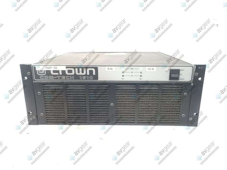 Crown CT-1610 2-Channel Professional Power Amplifier - Joseph Finn Co ...