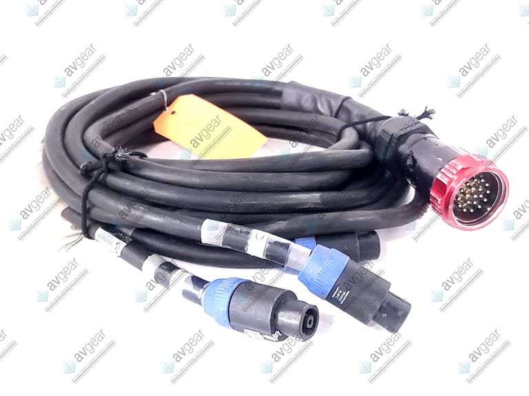 12'- Socapex Fanout Cable 19- Pin Male Connector w/ (3) NL8 Connectors ...