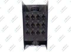 12-Channel XLR Stage Box w/ (2) 37-Pin Connectors - Joseph Finn Co., Inc.