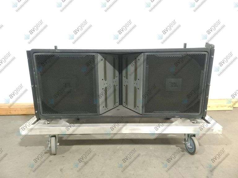 JBL VT4889 3-Way Passive Line Array Speaker w/ Wheeled Dolly on ...