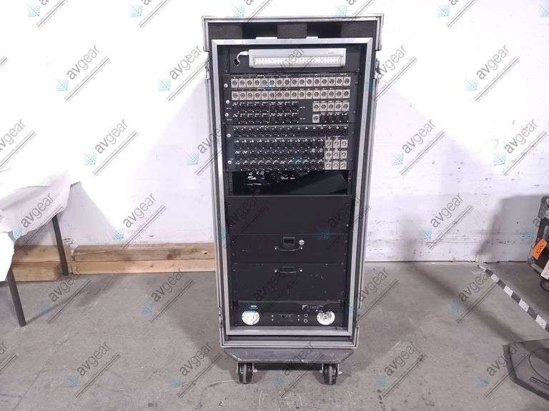 Kangaroo Cases Custom 24x42x60 25RU Wheeled Record Rack Case w/ Drawers ...