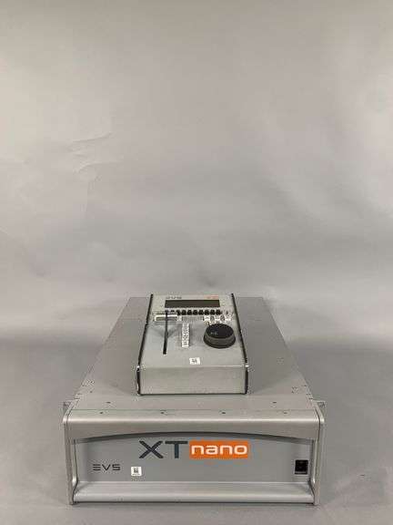 EVS XT Nano comes with control surface, 7 cards installed in front ...