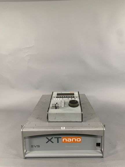 EVS XT Nano comes with control surface, 7 Cards Installed In Front ...