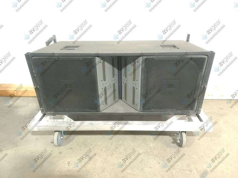 JBL VT4889 3-Way Passive Line Array Speaker w/ Wheeled Dolly on ...