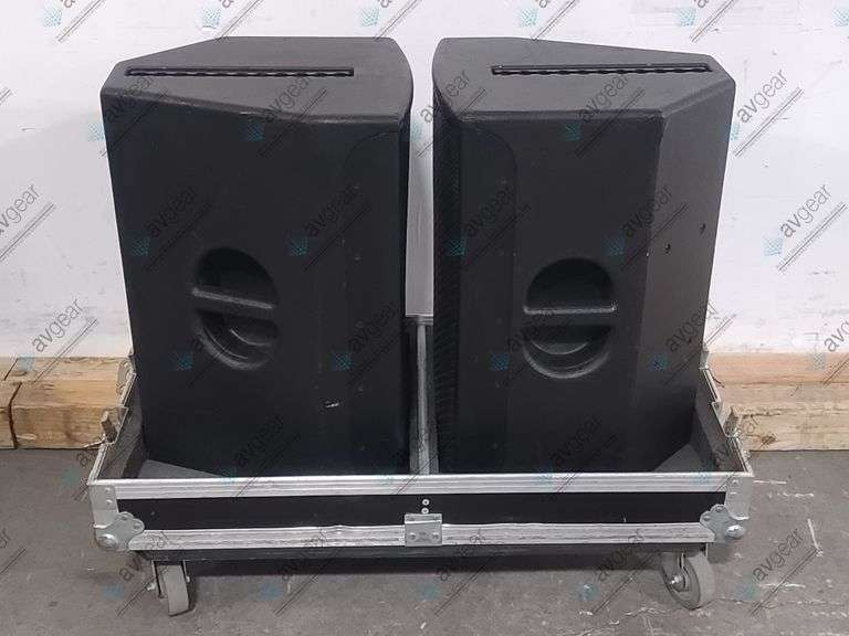 (2) EAW JF260 2-Way 12" Passive Loudspeakers in Wheeled Hard Case - Joseph Finn Co., Inc.