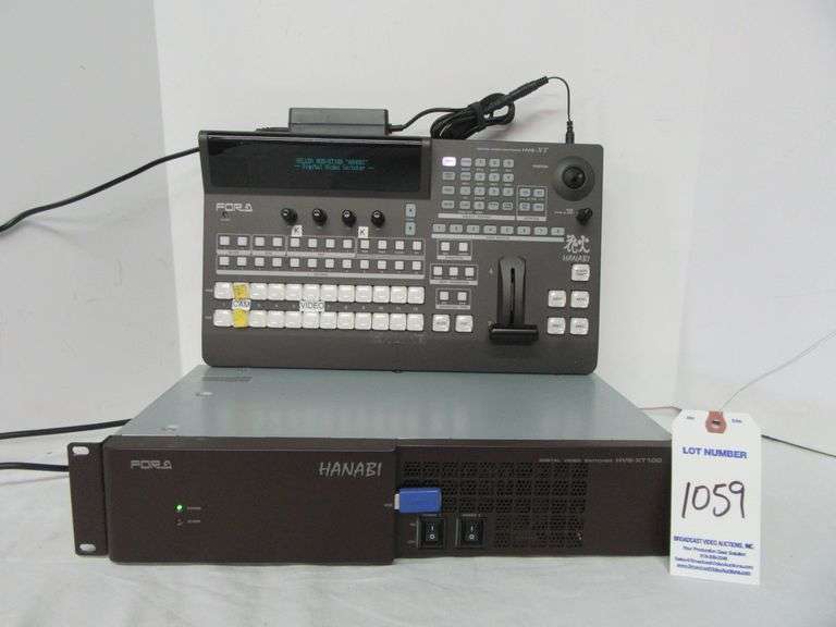 FOR-A Hanabi HVS-XT100 1ME HD Live Production Switcher & Control Panel ...