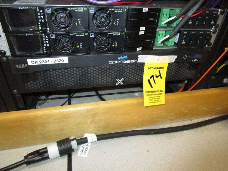 (1) Ross Open Gear OGX Tray w/ (5) 9910-4Q-RK Cards - Joseph Finn Co., Inc.