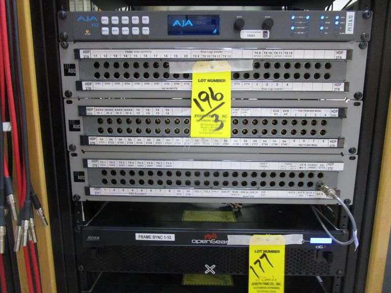 LOT (3) ADC Video Patch Panels - Joseph Finn Co., Inc.