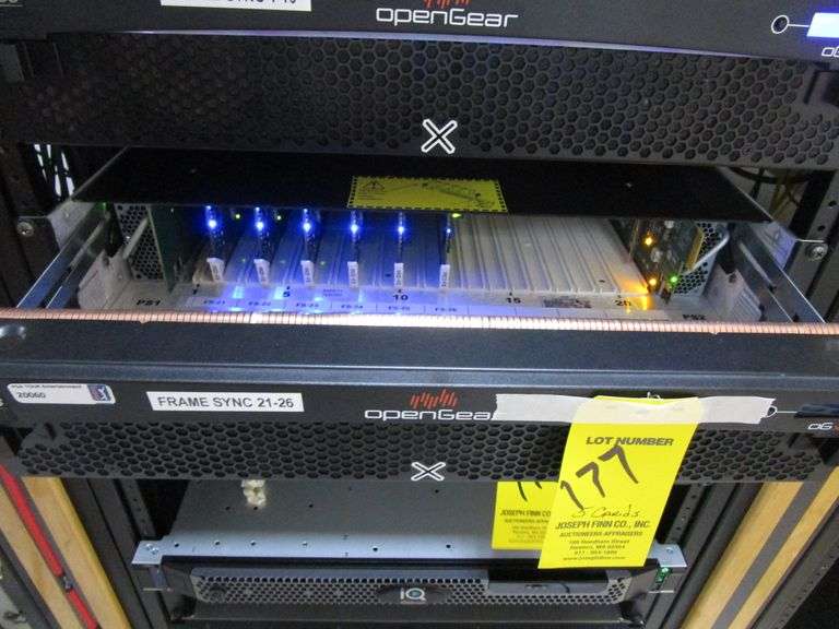 (1) Ross OGX Open Gear Tray w/ (6) 9922 FS Cards - Joseph Finn Co., Inc.