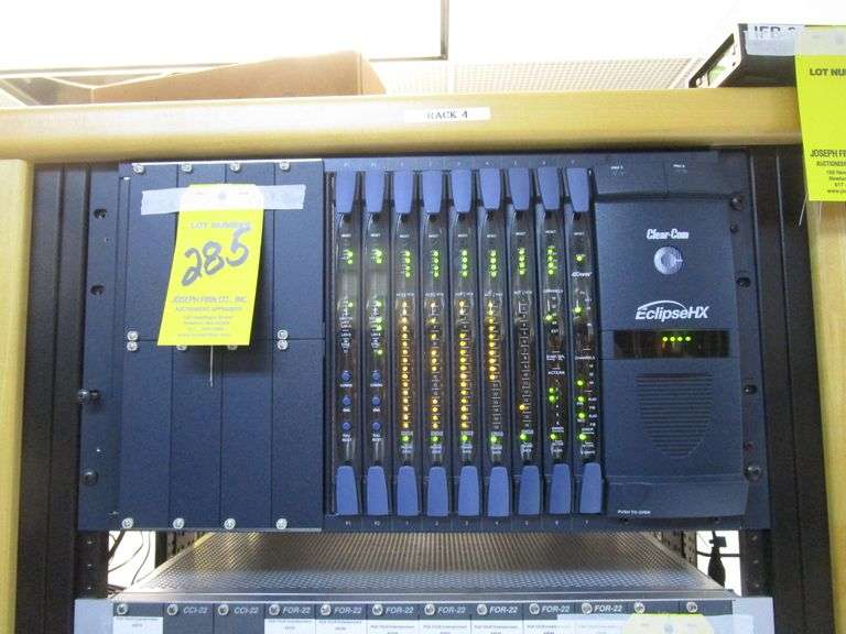 (1) ClearCom Eclipse HX Frame, Cat5 w/ E-IPA-32-HX, 32 Port IP Card, 64 ...
