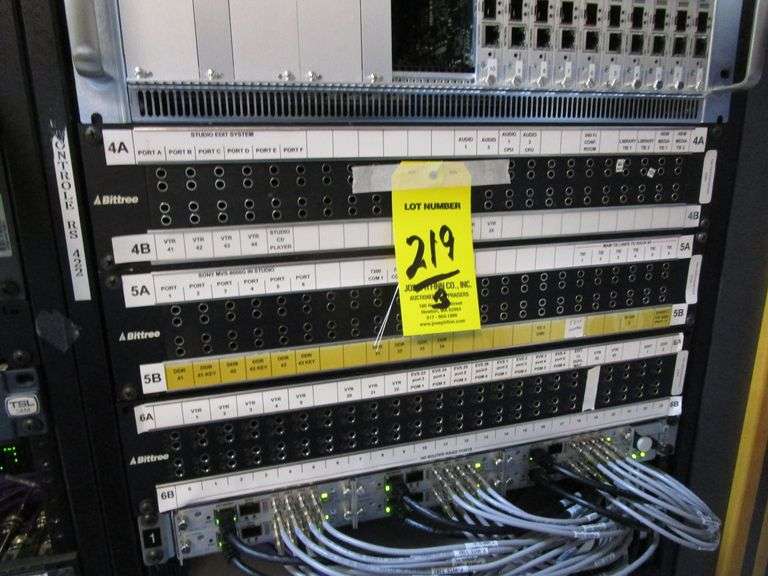 LOT (3) Bittree Audio Patch Panels - Joseph Finn Co., Inc.