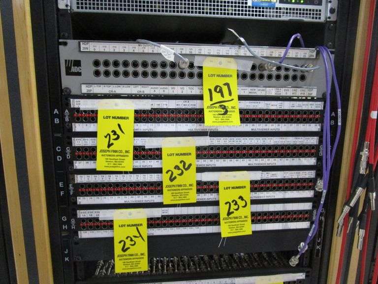 (1) AVP 36x2 Mid Size Full Normal Audio Patch Panels - Joseph Finn Co ...