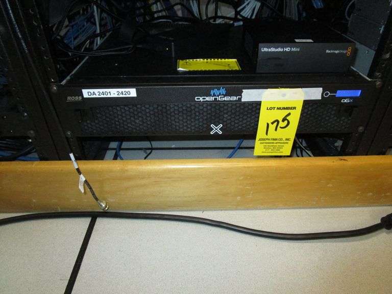 (1) Ross Open Gear OGX Tray w/ (5) 9910-4Q-RK Cards - Joseph Finn Co., Inc.