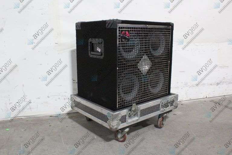 SWR Goliath III 8 Ohm 4x10 Passive Bass Cabinet Speaker in Hard Wheeled ...