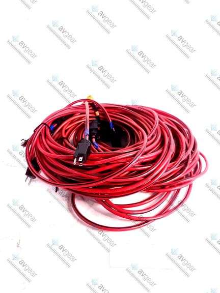 200' Total - (4) 50' 300V Power Cable w/ Edison Male to Female Power ...