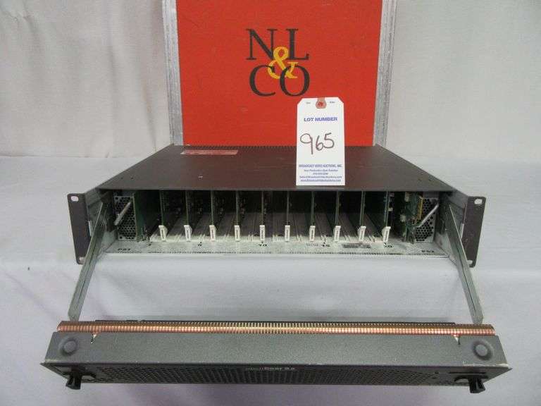 Ross OG3-FR Open Gear Frame w/9-DRA-8204 Dual MD-SDI REclocking ...