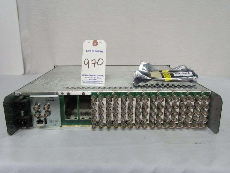 Ross DFR-8321 Open Gear Frame w/1-DRA-8204 Dual MD-SDI REclocking ...