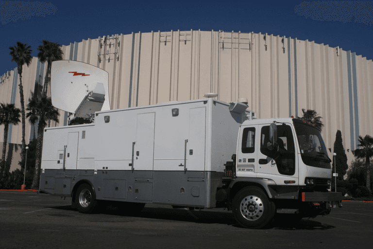 HD Uplink Production Truck-HD self-contained Ku satellite uplink and ...