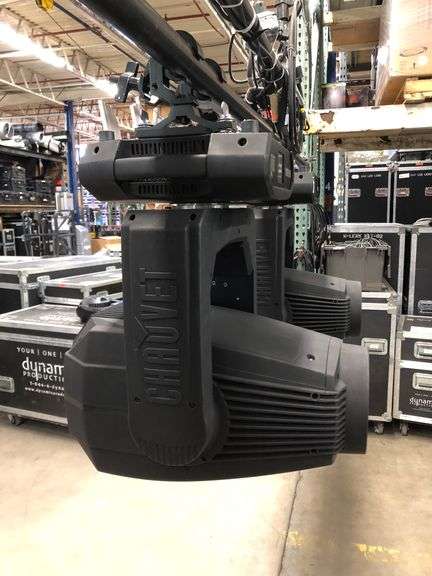 LOT (2) Chauvet Maverick MK3 profile w/case - Joseph Finn Co., Inc.