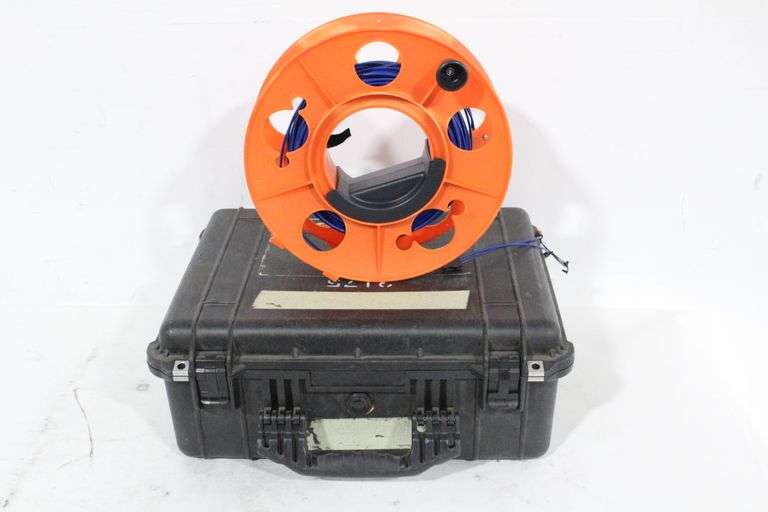 100 Meter Fiber Optic Cable Reel in Pelican 1550 Hard Carry Case ...