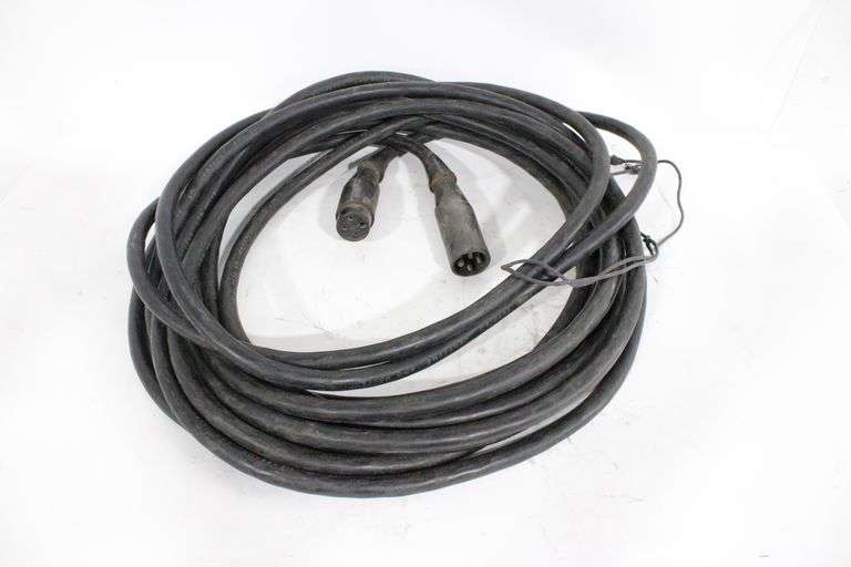 50' - Heavy Duty 600V Cable w/ 3-Pin 4-Wire IEC Pin & Sleeve Male to ...