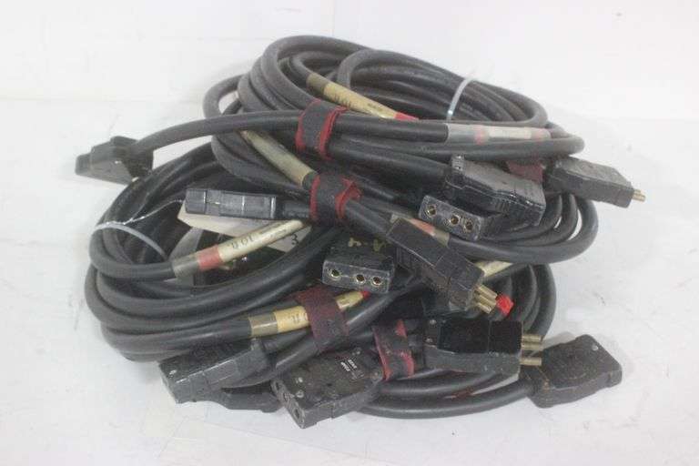 100' - Stage Pin Male to Female Connector Cables - (10) 10' Cables ...