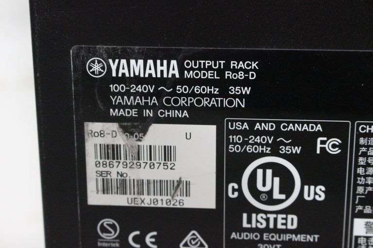 Yamaha Ro8-D Rio Series 8-channel Remote Output Rack - Joseph Finn Co ...