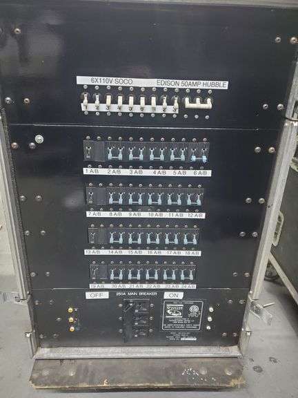 QED PD-250A Main, 4 x 208 Volt Pairs of 19 Pin Soco in Parallel, 1 x ...