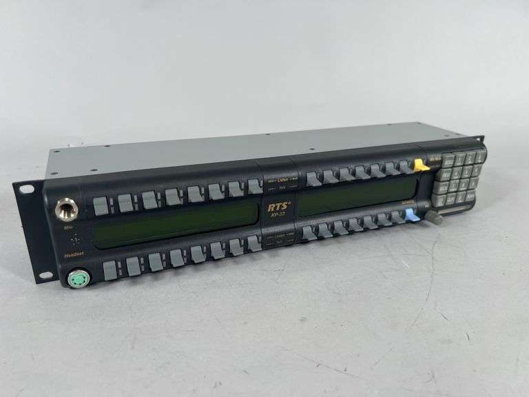 RTS KP-32 (Black) 32 Lever Rackmount Keypanel/ w power supply - Joseph ...