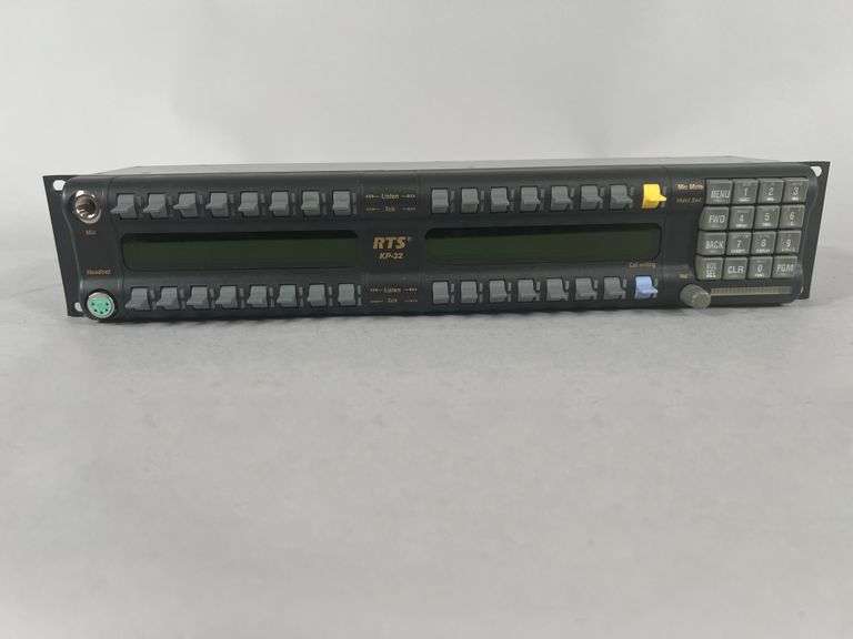 RTS KP-32 (Black) 32 Lever Rackmount Keypanel/ w power supply - Joseph ...